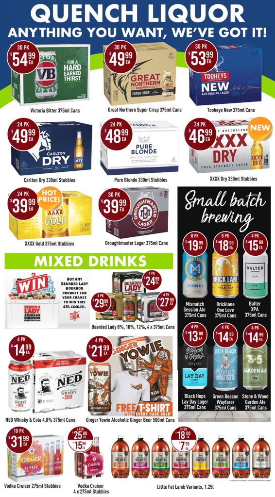 Specials - Quench Liquor Bottle Shop